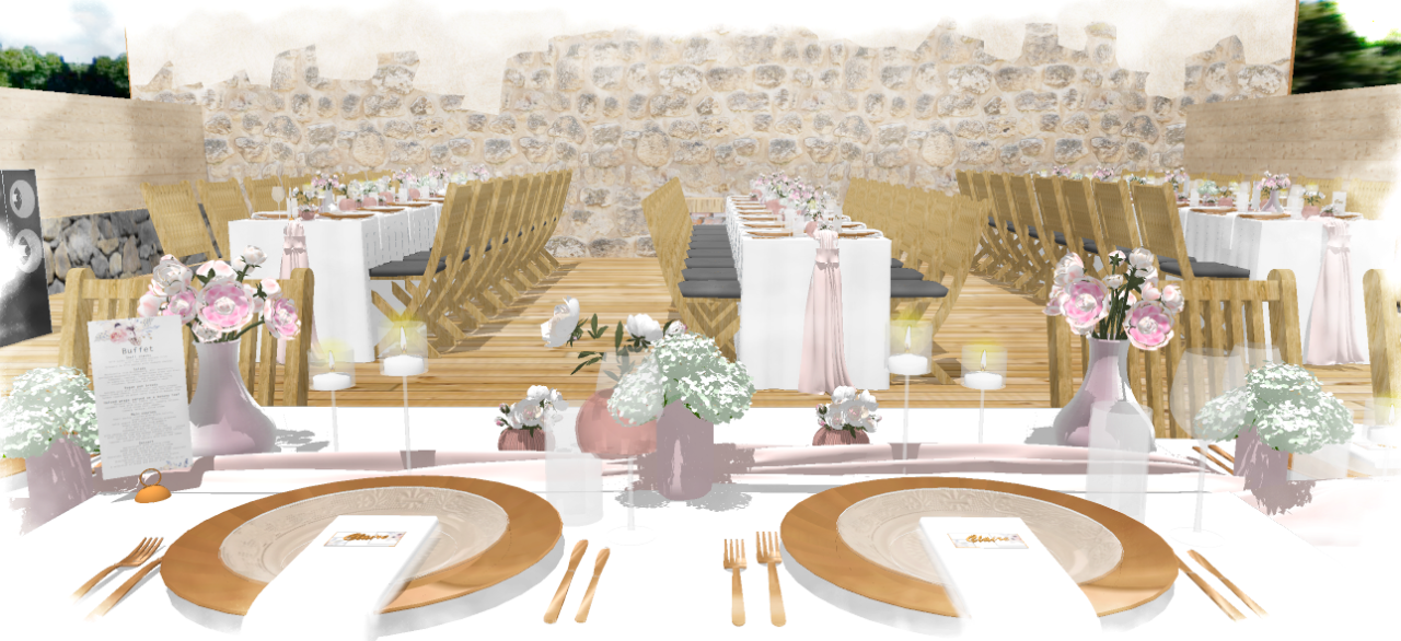Rustic Barn Wedding in Berlin | 3D Wedding Rendering - Concept Wedding ...