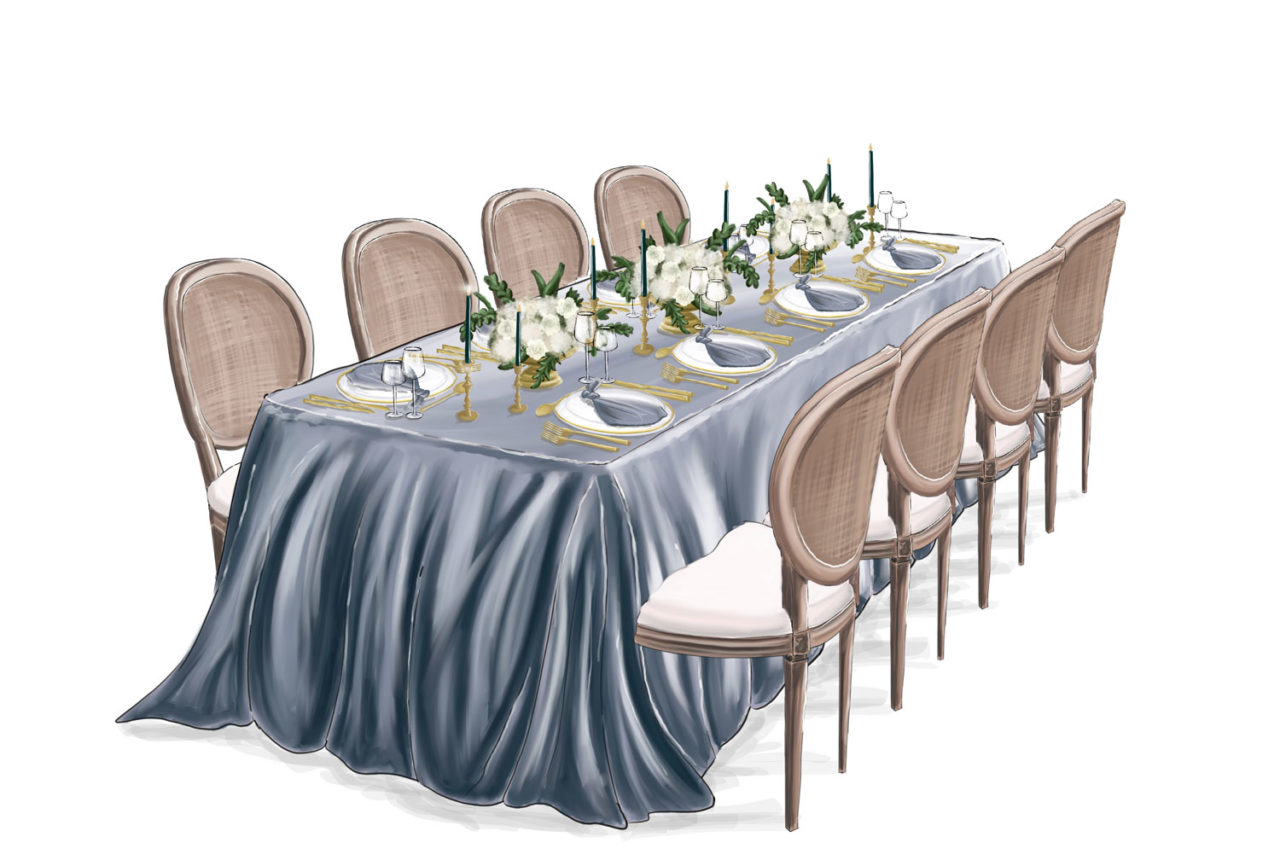 Wedding table illustration course for wedding professionals