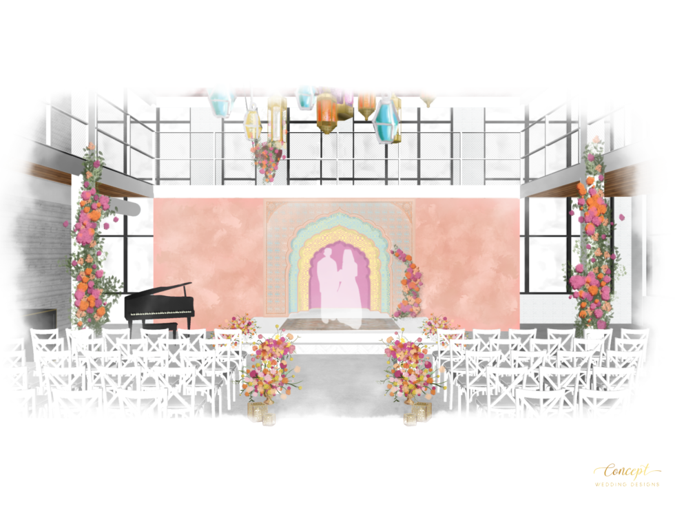 A Traditional Wedding in a Historic Venue | 3D Wedding Rendering ...